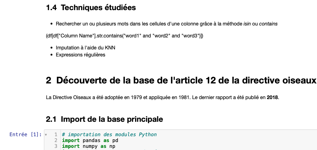 Liste des techniques dispensées - Triskill